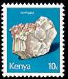 Gem, Rock, and Mineral Postage Stamps From Kenya